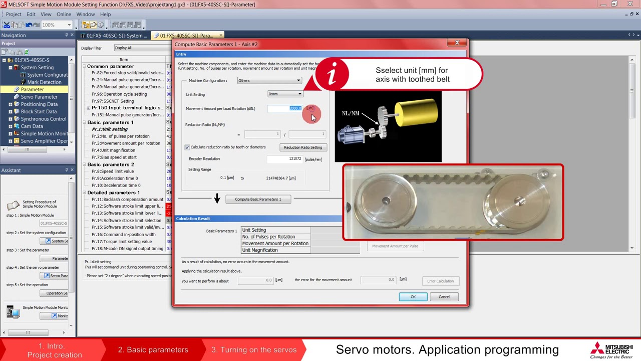 Servo drives  Application programming   Lesson 2   Basic parameters