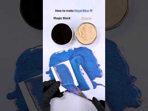 How to make Royal Blue?!..Satisfying Color mixing๐จ #colormixing #satisfying #asmr