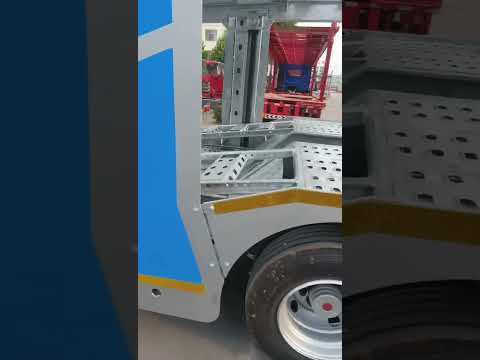 Full vehicle galvanized car transport trailer: full vehicle body detailed inspection
