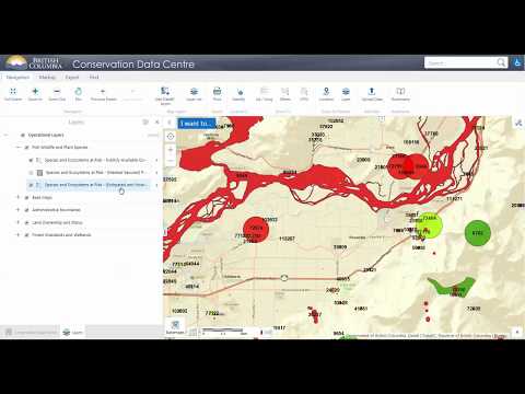 British Columbia Conservation Data Centre (CDC) iMap Application Tutorial