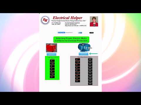 Selecting The Proper Electric Controls and Motors! – ElectricalHelper