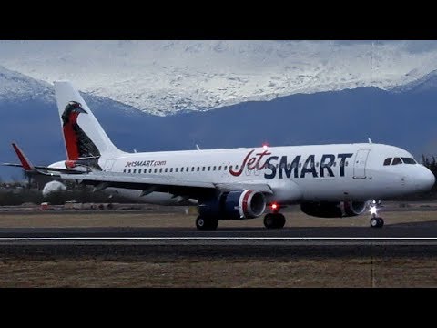 JetSMART Airbus A320-232 [CC-AWC] Landing at Santiago Pudahuel Airport (SCL/SCEL)