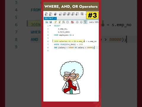 10 - WHERE, AND, OR Operator | SQL Queries