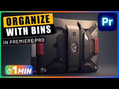 How to Organize Project Panel with BINS and FOLDERS in Premiere Pro