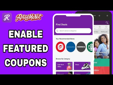 How To Enable Featured Coupons Notifications On RetailMeNot App