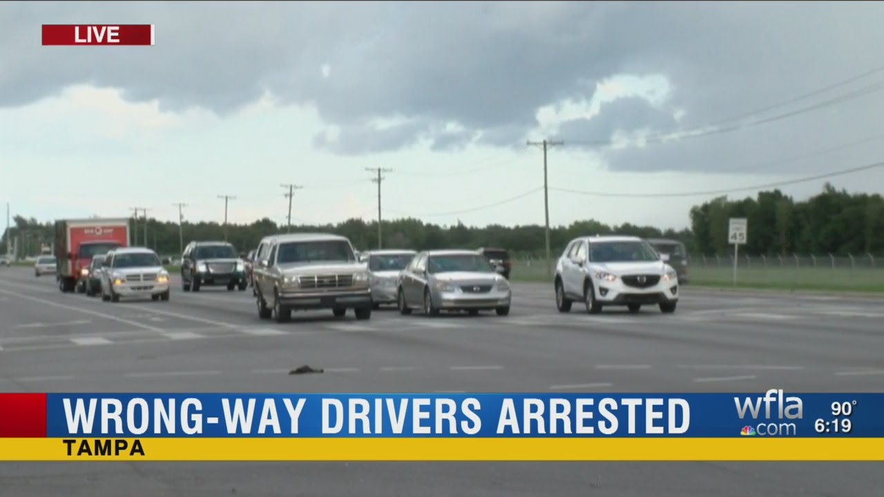 Hillsborough wrong-way drivers arrested on DUI charges