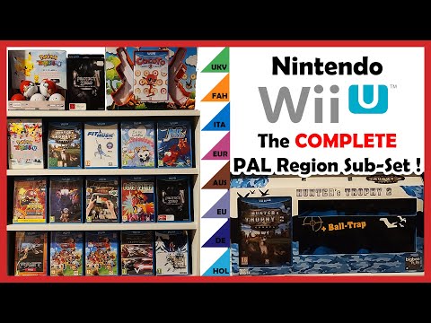 Nintendo Wii U -- The COMPLETE PAL Region Sub-Set! All the Games NTSC-U MISSED OUT ON!