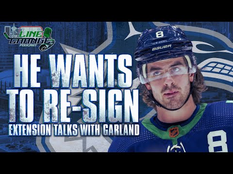 CANUCKS TALKING EXTENSION WITH GARLAND