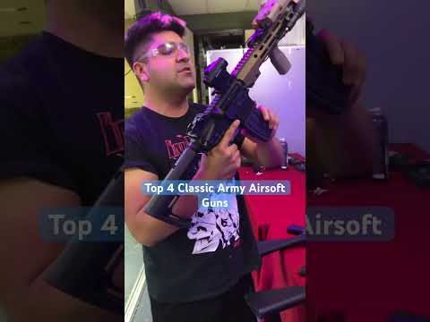 Top 4 Classic Army airsoft Guns #trending #airsoft #airsoftgi #shorts #short #warzone #top #gaming