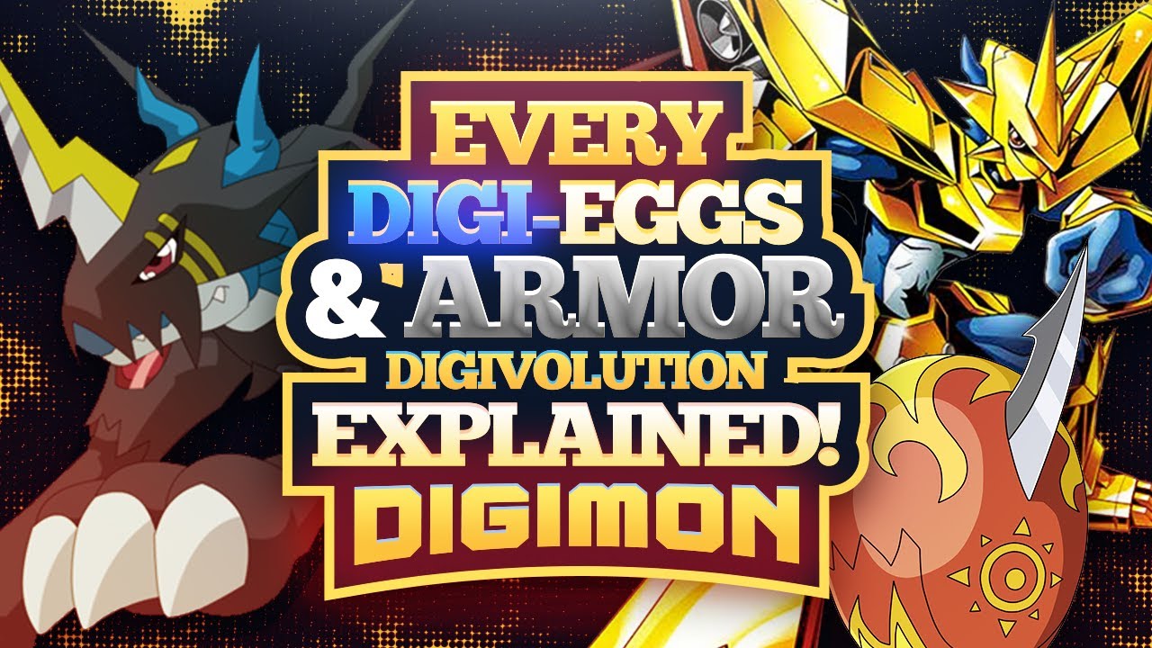 Digimon - Every Digi-Eggs & Armor Digivolution Explained!