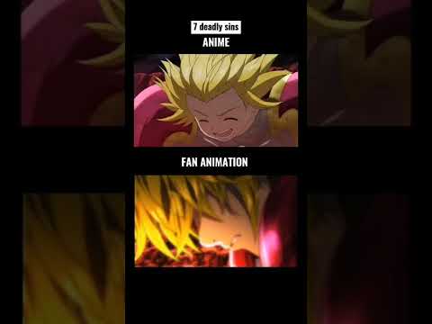 ESCANOR VS MELIODAS Anime vs Fan animation🔥