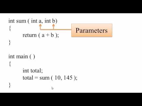 Learn 87 Parameter and Arguments in C Hindi - Mind Luster