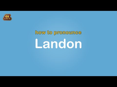 how to pronounce Landon 【Name】