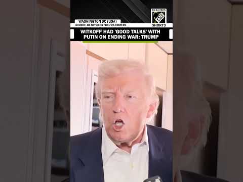 “Good talks…” President Trump reacts after Special envoy Witkoff met President Putin over ending war