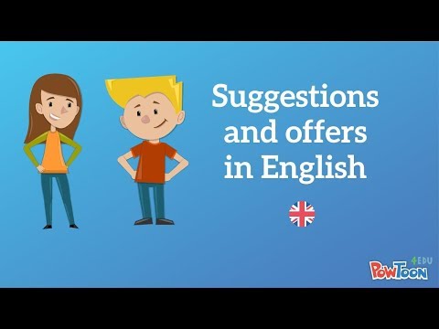 How to Make Suggestions and Offers in English
