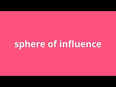 what is the meaning of sphere of influence