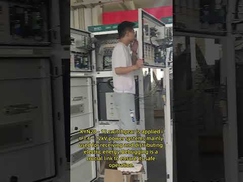 The debugging site of high-voltage switchgear