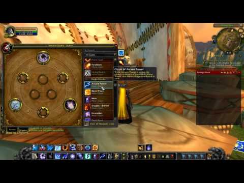WoW Cataclysm Guide - Cataclysm Mage Guide Part 4 - Arcane specs, glyphs and dps testing