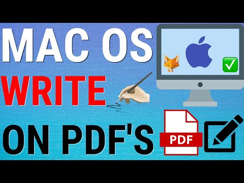 How To Write On A PDF On Macbook & Mac