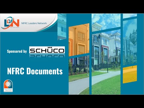 Understanding NFRC Documents