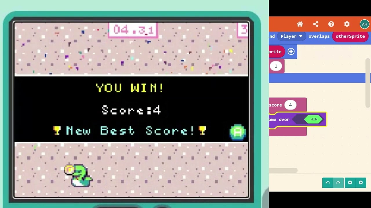 Start and End your Makecode Arcade Game