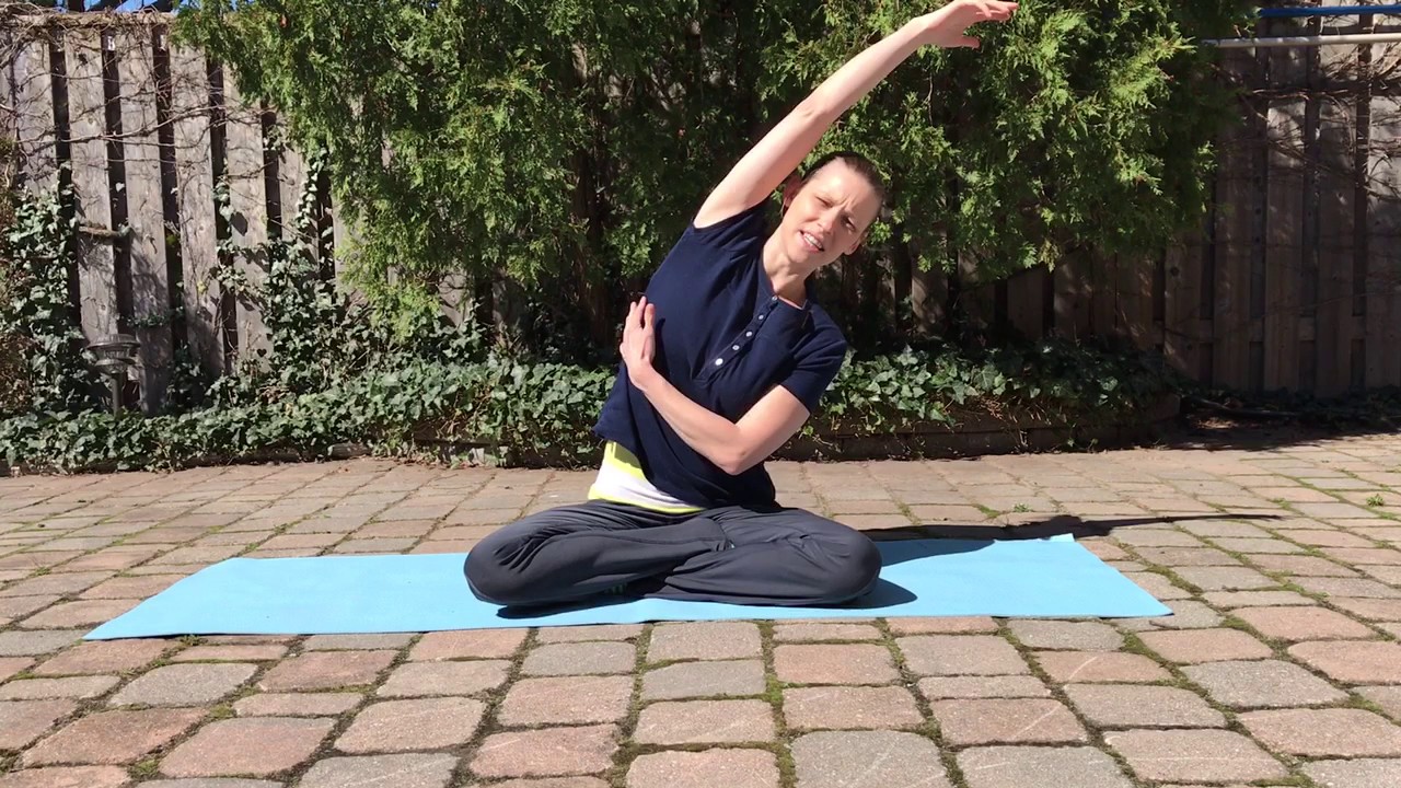 #39 Seated Side Bend Stretch