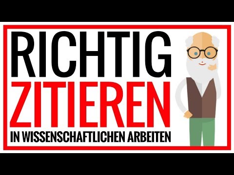 Richtig zitieren in wissenschaftlichen Arbeiten - So geht's! 🎓