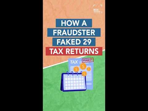 How a Fraudster Faked 29 Tax Returns #shorts