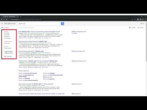 Finding Scholarly Articles Using Google Scholar