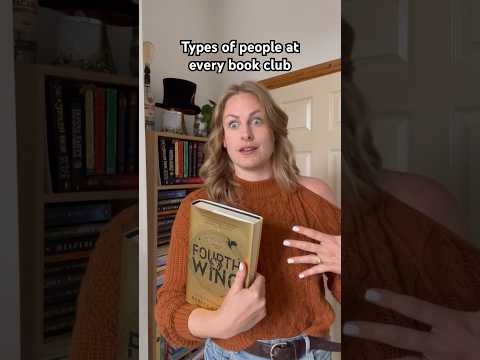 The different types of people at every book club ????