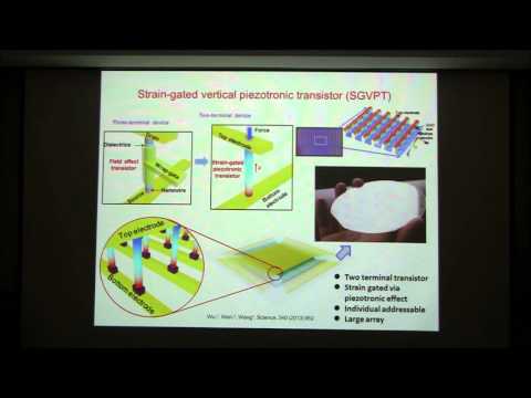 Tutorial video on piezotronics by Prof. Zhong Lin Wang