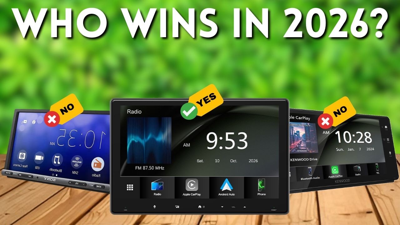 Best Apple CarPlay Head Units Of 2026 - Top 5 Apple Carplay Screens Review!