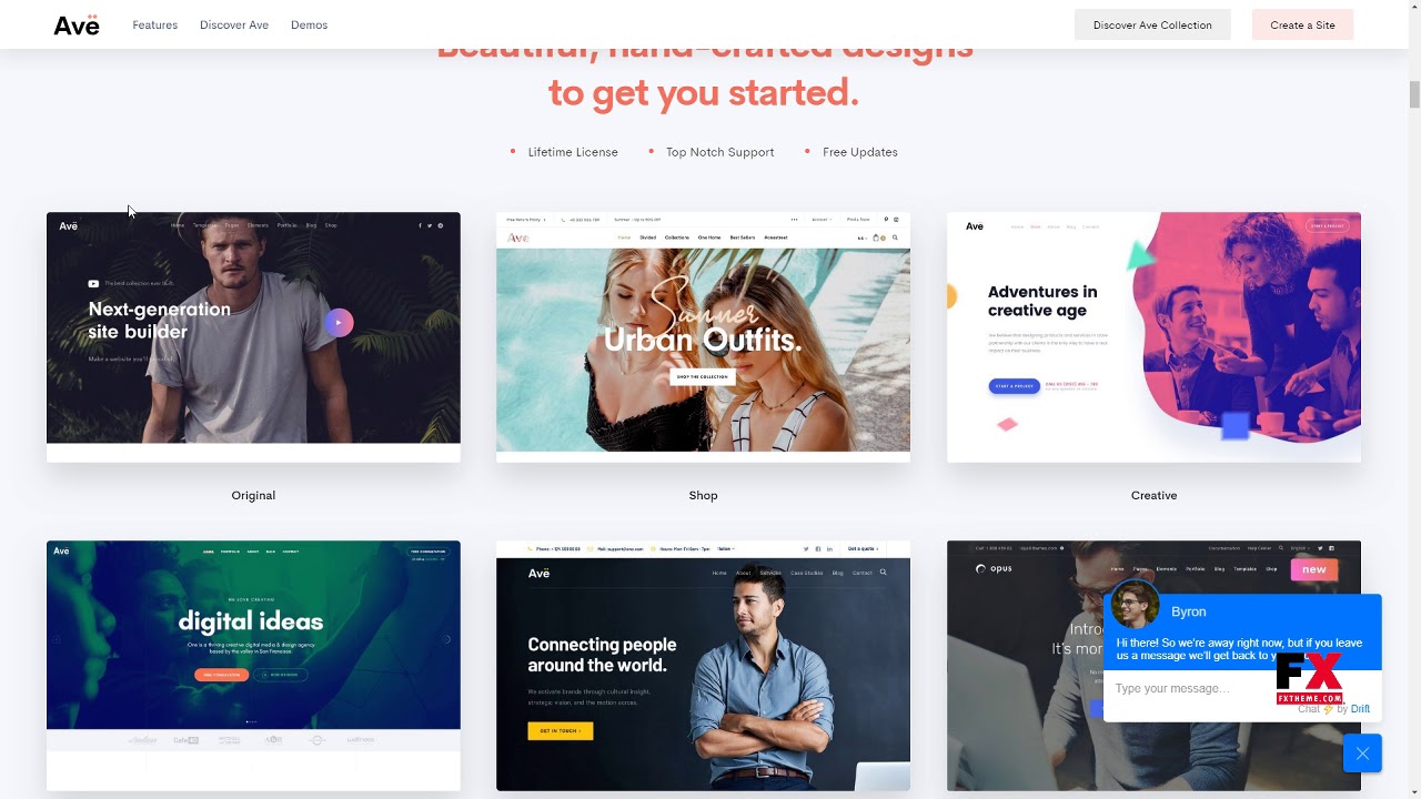 Ave - Responsive Multi-Purpose WordPress Theme      Braden Tirta