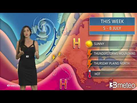 Weather forecast for THIS WEEK from 5 to 8 July in Italy