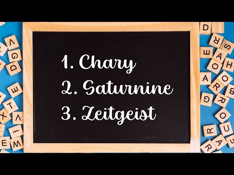Three words today: 1. Chary, 2. Saturnine, 3. Zeitgeist #vocabularywords #vocabularybuilding