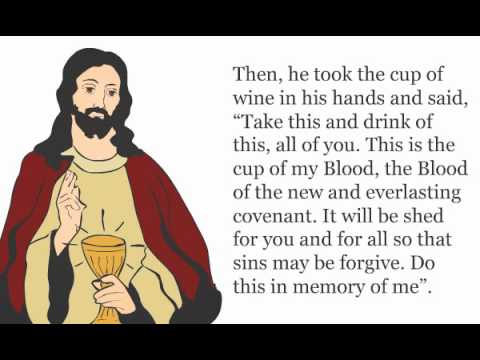 273. How did he institute the Eucharist?