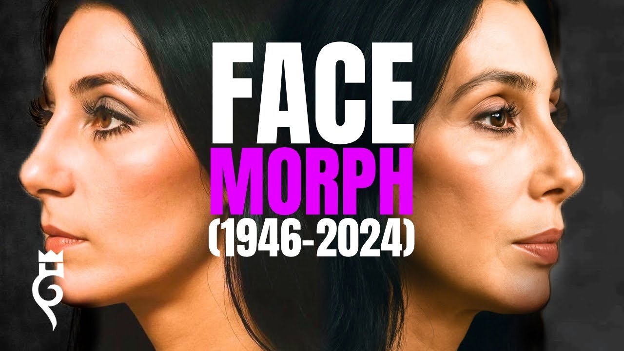 Cher's Transformation - Face Morph Through The Years (1946 - 2024)