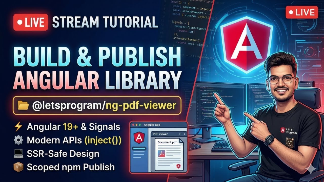 Let's build a Angular library from scratch | How to create and publish Angular library