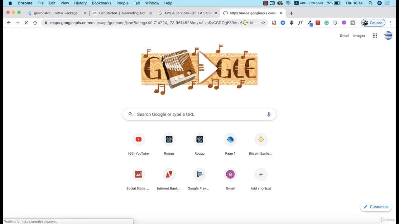 3. Enabling Google Geocoding API