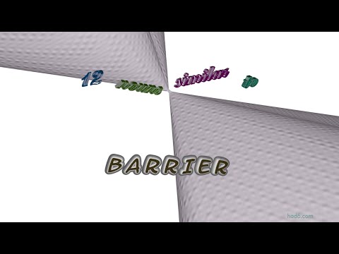 barrier - 16 nouns which are synonyms of barrier (sentence examples)