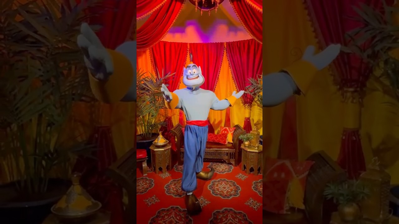 #disney #disneyworld #aladdin #disneycharacter #wdw #disneyparks #waltdisneyworld #themepark #genie