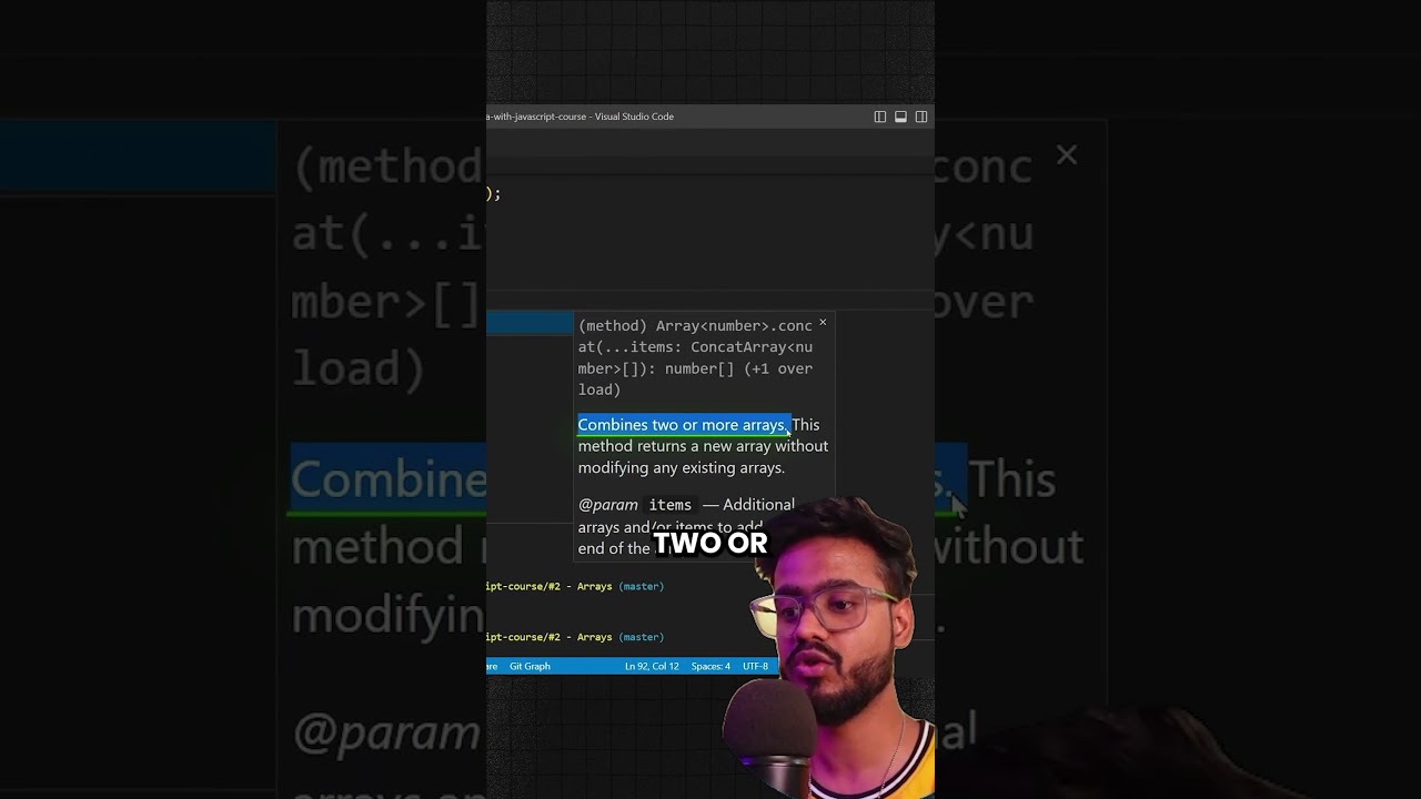 Concat in Javascript ( Interview Question )