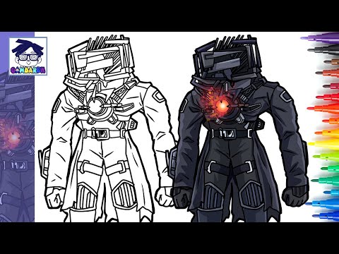 Cara Menggambar BROKEN TITAN TV MAN ASTRO INFECTED | Skibidi Toilet episode 77 | step by step
