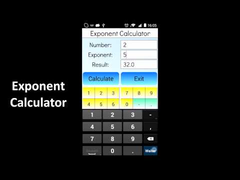 Exponent Calculator