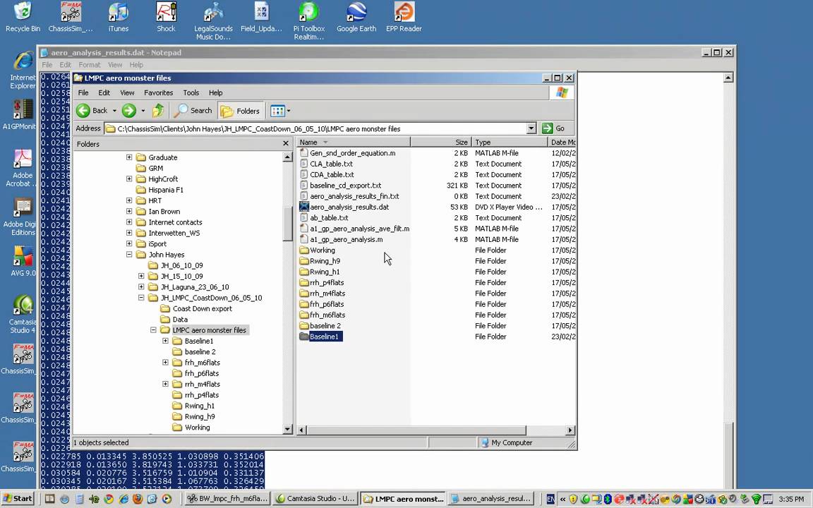 Creating Aeromaps using ChassisSim