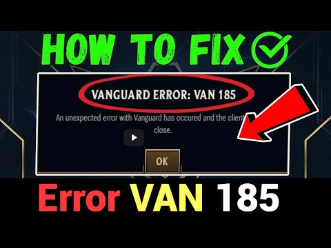 How To Fix League of Legends Vanguard Error 185