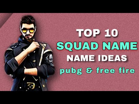 Top 10 Pubg Names 2021 | Best Pubg Squad Names Ideas and Stylish Squad Names š„