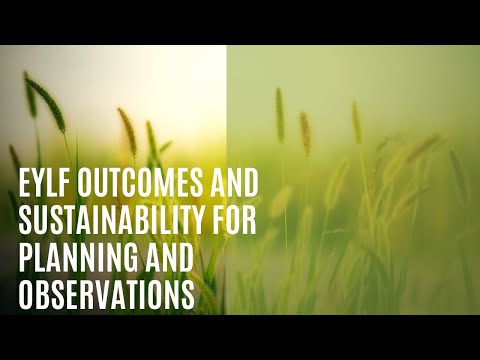 EMBED Sustainability into Early Childhood Education with EYLF 2.0!