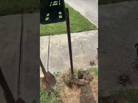 Installing New Mailbox And Mailbox Post 📫 #mailbox #installation