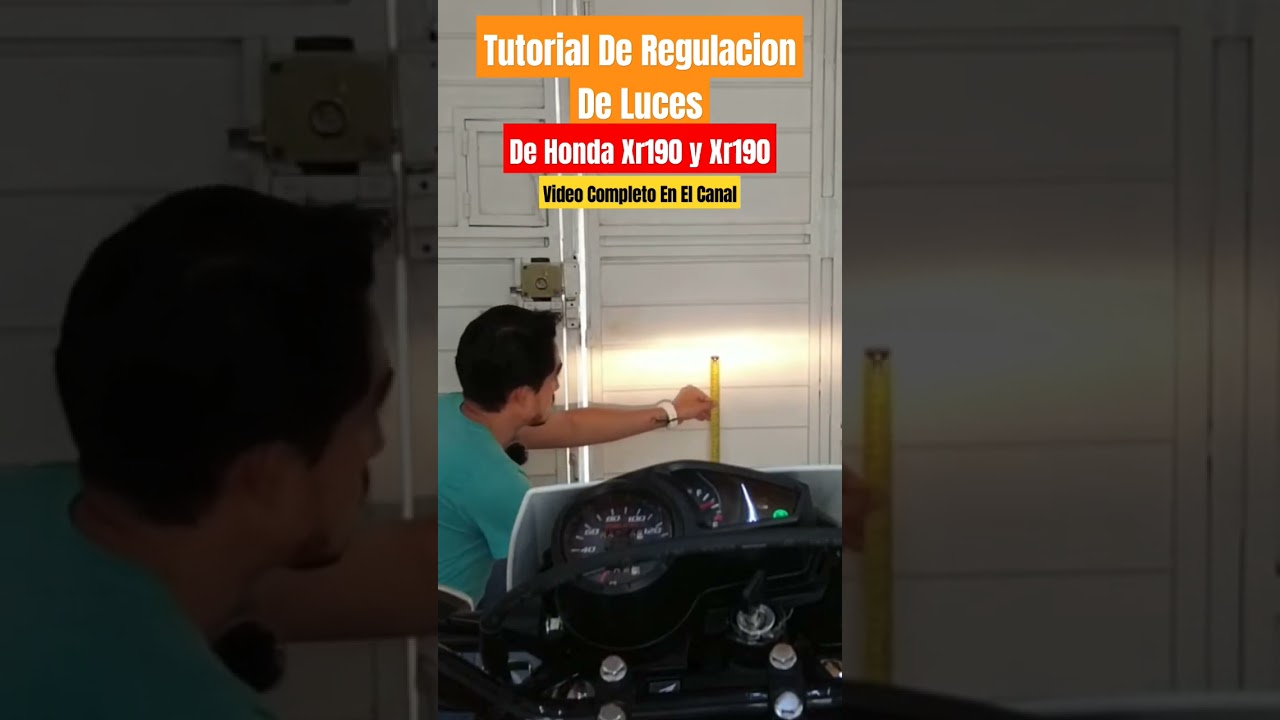 Honda XR 190 and XR 150 Headlight Adjustment // Full Video on the Channel
